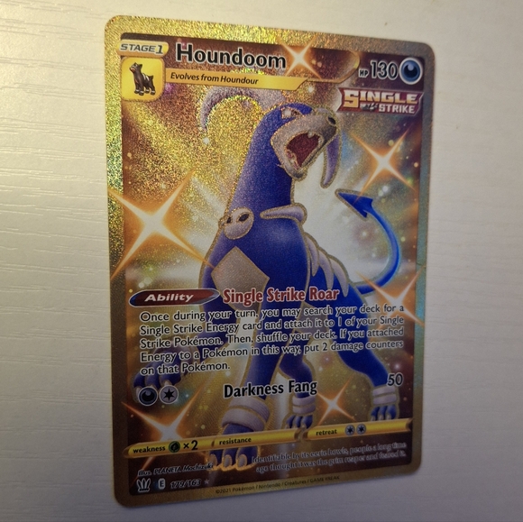 Pokemon | Toys | Pokmon Tcg Battle Styles Houndoom Full Art Secret Rare ...